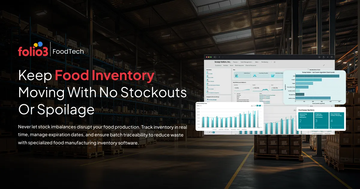 Food & Beverage Manufacturing Inventory Management Software