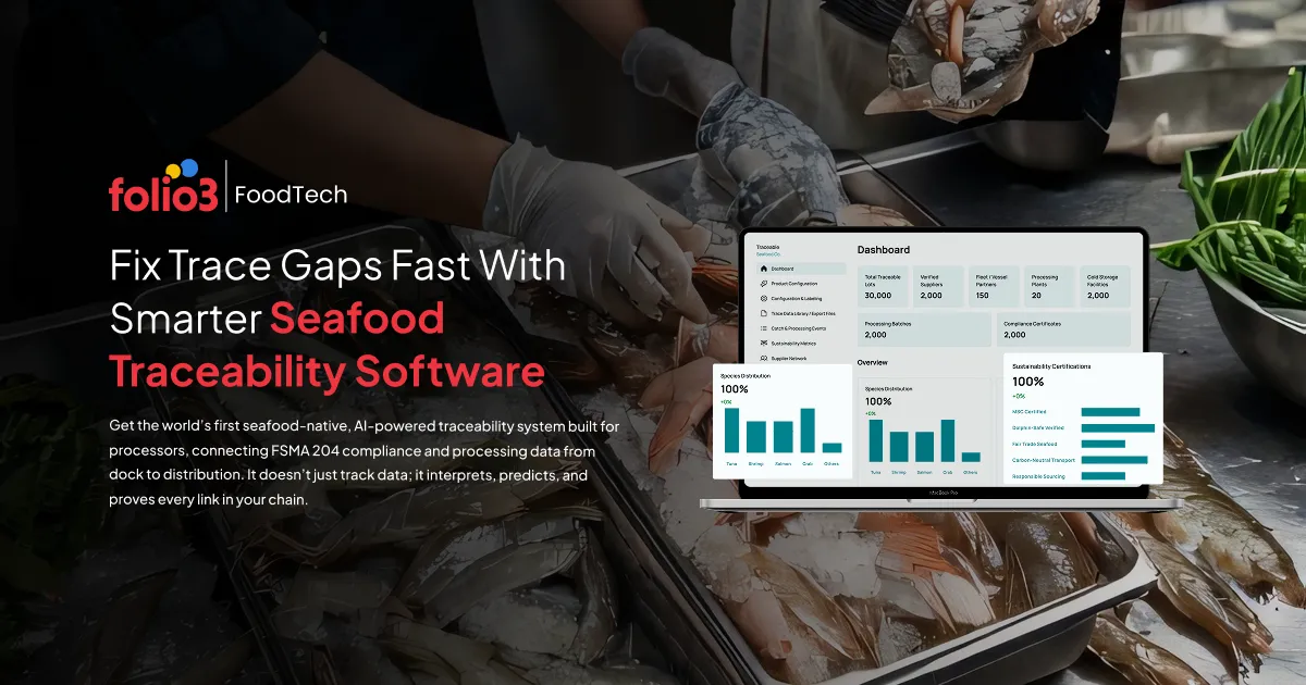 AI-Powered Seafood Traceability Software For Faster Audits